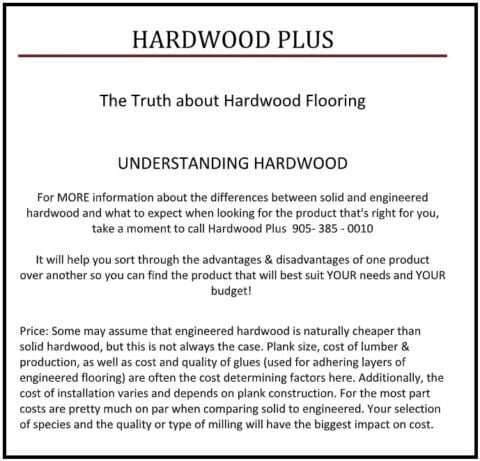 Hardwood Flooring Hamilton | Hardwood Plus | Ancaster | Burlington
